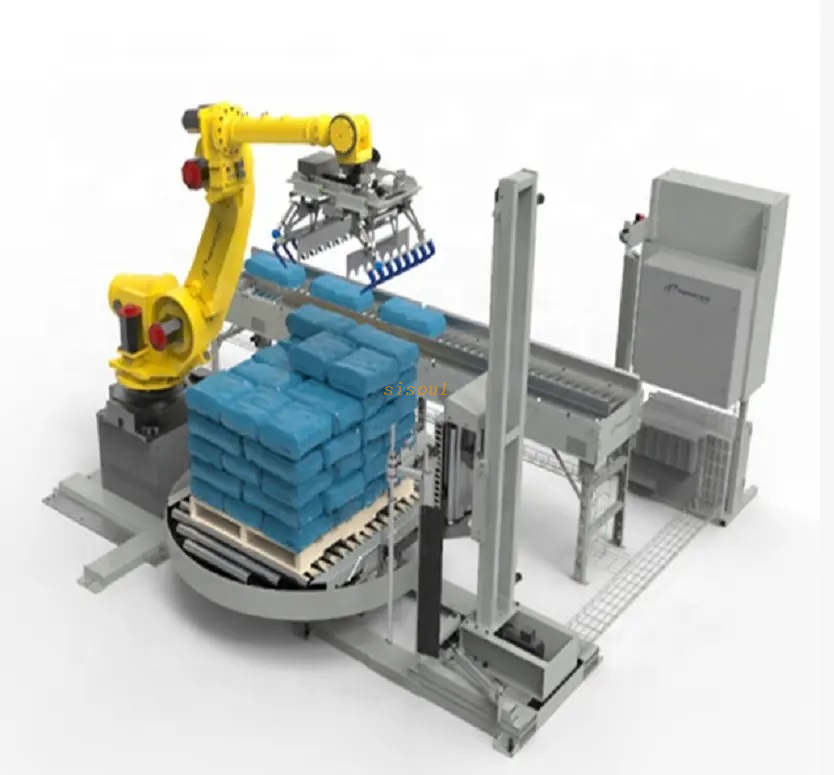 Automatic Concrete Mortar Robot Arm Palletizer from China Manufacturer ...